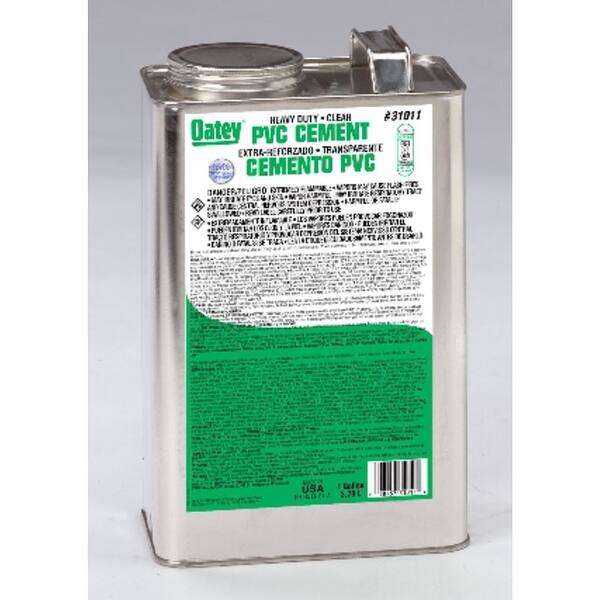 Oatey 31011 PVC Clear Solvent Cement, 1 Gallon - Bed Bath & Beyond ...