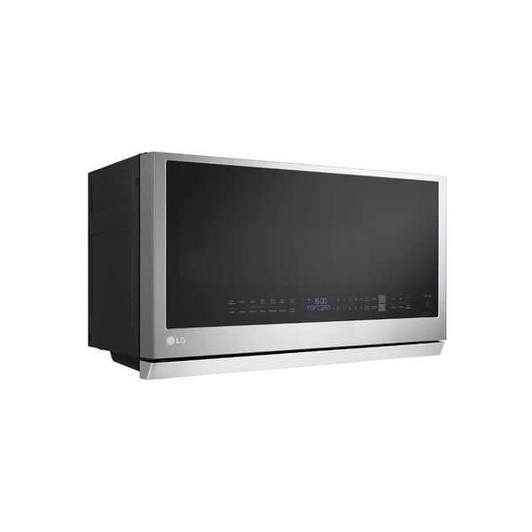 LG LG 2.1 cu. ft. Smart Wi-Fi Enabled Over-the-Range Microwave Oven ...
