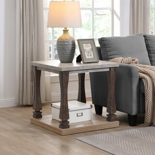 Mid-Century Roman Square End Table - Bed Bath & Beyond - 40752375
