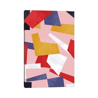 iCanvas "Modern Geometric Polygons Collage" by Ninola Design Canvas ...