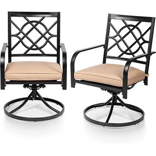 SAFAVIEH Outdoor Living Hutton Chair (Set of 2) - 22" W x 25.6" D x 35 ...