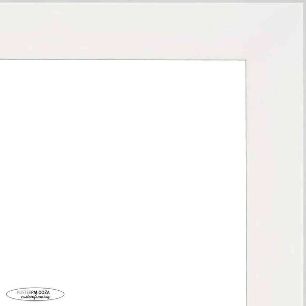 27x20 Contemporary White Complete Wood Picture or Puzzle Frame with UV ...