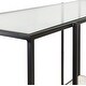 Alecsis Glass Two-Tier 30-inch Console Table - Bed Bath & Beyond - 34440495