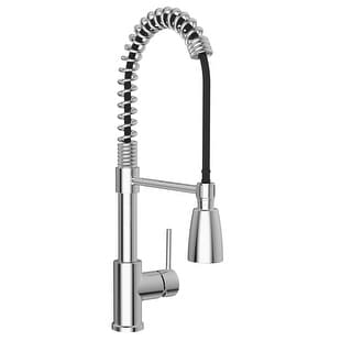 Belanger PRO78 Commercial Style Single Handle Pull-Down Kitchen Faucet ...