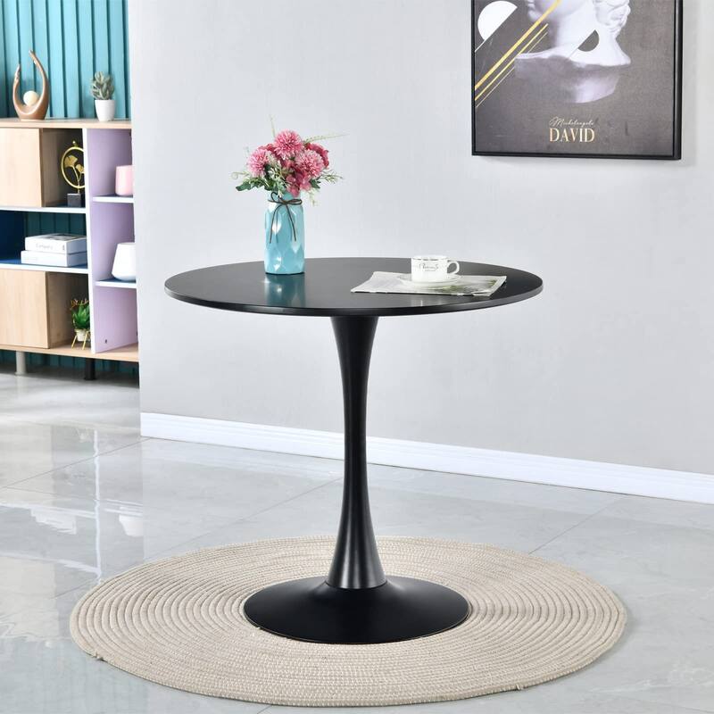 31.5"Modern Round Dining Table End Table Leisure Coffee Table - N/A ...