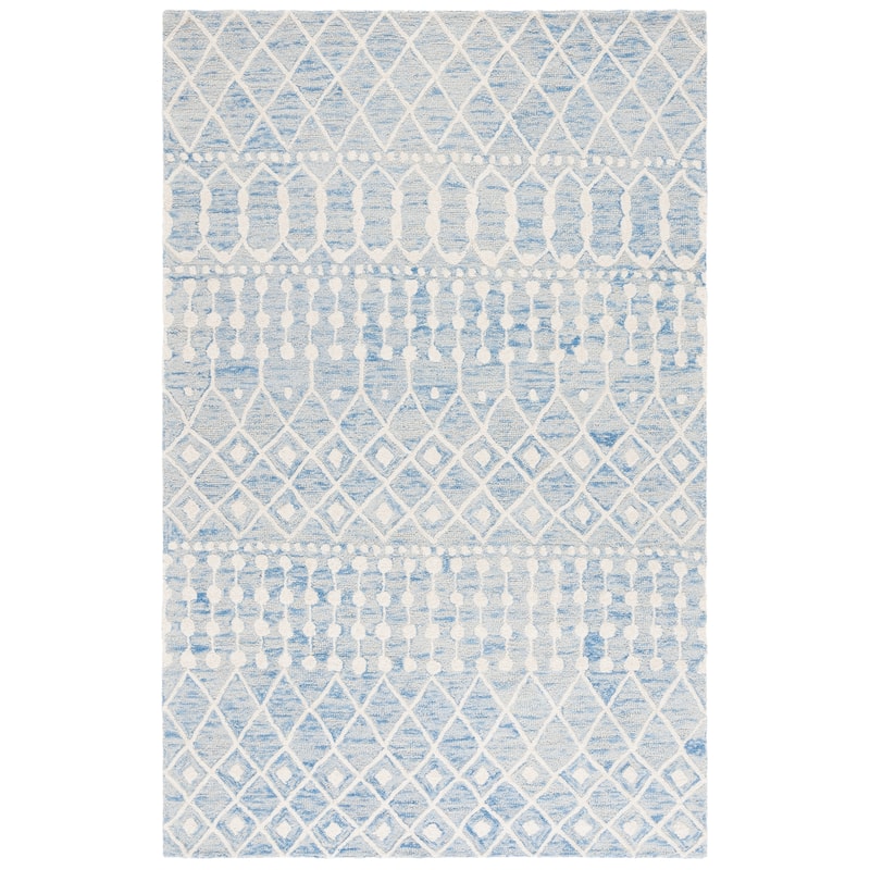 SAFAVIEH Handmade Blossom Orit Moroccan Wool Rug - Overstock - 40450532
