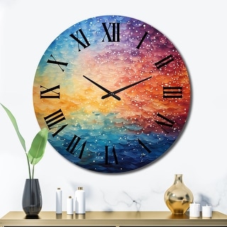 Designart "Colorful Sky Photo Ethereal Illusion III" Pointillism ...