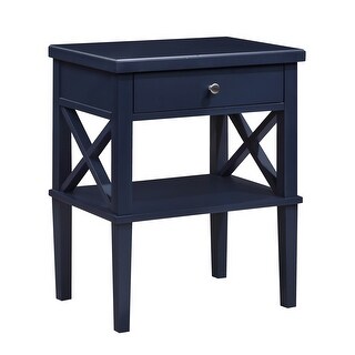 1-Drawer 1-Shelf Nightstand with 4 Legs, Bed Console Table for Bedroom ...