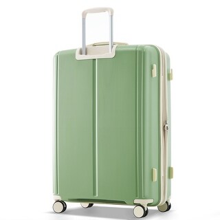 Green+Ivory Luggage Sets 3 Piece Suitcase Set with USB Port ...