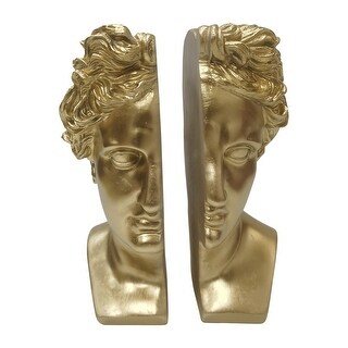 Sagebrook Home Elegantly Crafted Sculptural Bookends, Transformative ...