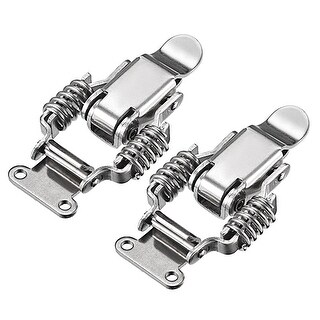 2pcs 201 Stainless Steel Spring Loaded Toggle Latch Catch Clamp 68mm ...