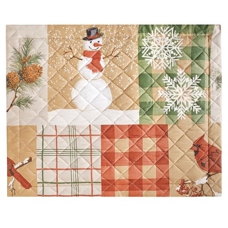 Woodland Winter Patchwork Holiday Pillow Sham - Bed Bath & Beyond ...