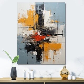 Designart "Deconstructed Colorfields Minimal Abstract I" Abstract ...