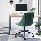Upholstered Office Chair With Multi-directional wheels - Bed Bath ...