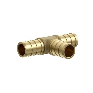 Jones Stephens C76015LF 3/4" Metal PEX Tee - Brass - Bed Bath & Beyond ...