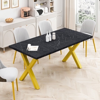 71 Inch Modern Rectangle Dining Table - Bed Bath & Beyond - 37326813