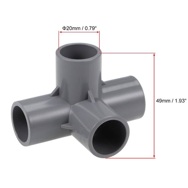 4 Way Tee Fitting Elbow - Furniture - Elbow Fittings 10Pcs - Bed Bath ...