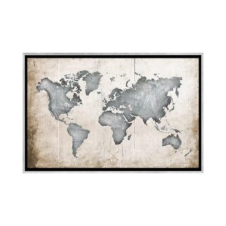 iCanvas "Industrial Map" by Amanda Murray Framed - Bed Bath & Beyond ...