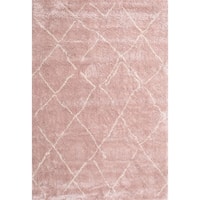 Abstract Shag Pink/White Area Rug - On Sale - Bed Bath & Beyond - 32302031