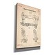 Epic Graffiti 'Sewing Machine Blueprint Patent Parchment' Canvas Wall ...