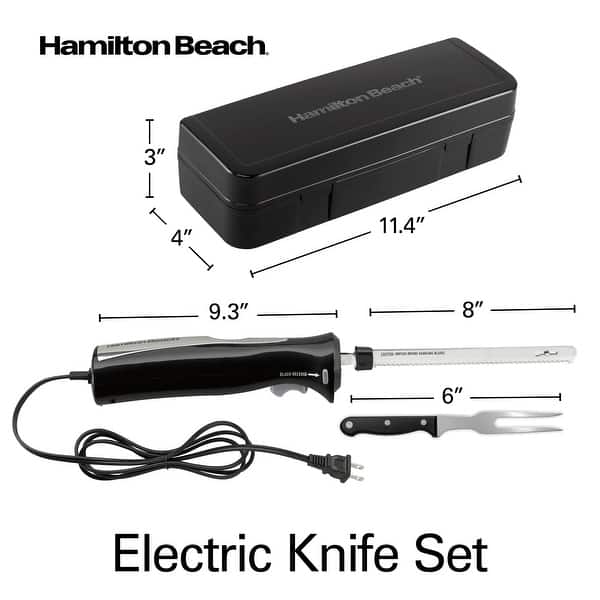 Hamilton Beach® Electric Knife Set with Fork and Storage Case - Bed ...