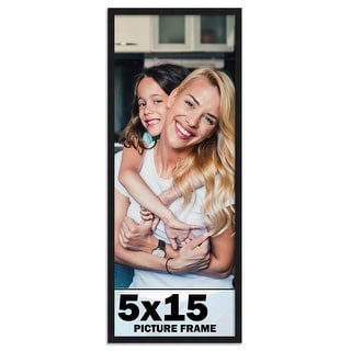 5x15 In Frame Black Picture Frame - Complete Modern Photo Frame - Bed ...