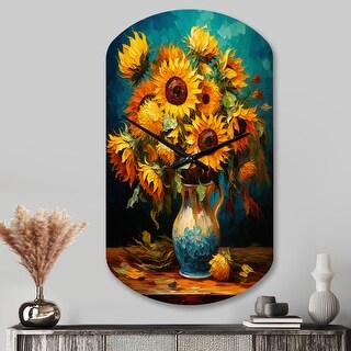 Designart - Masterpiece Sunflowers By Van Gogh IV - Masterpiece Large ...