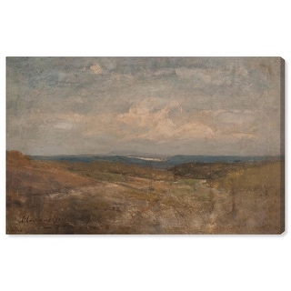 Hill Top View Canvas Vintage Landscape Art by Art Remedy - Bed Bath ...