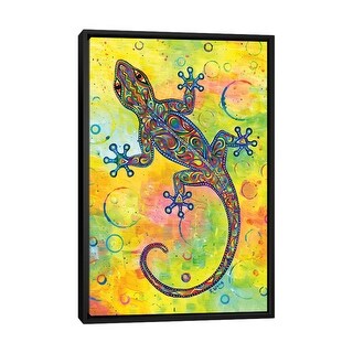 iCanvas "Electric Gecko" by Rebecca Wang Framed - Bed Bath & Beyond ...