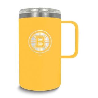 NHL Boston Bruins Stainless Steel 18 Oz. Hustle Mug with Lid - Bed Bath ...