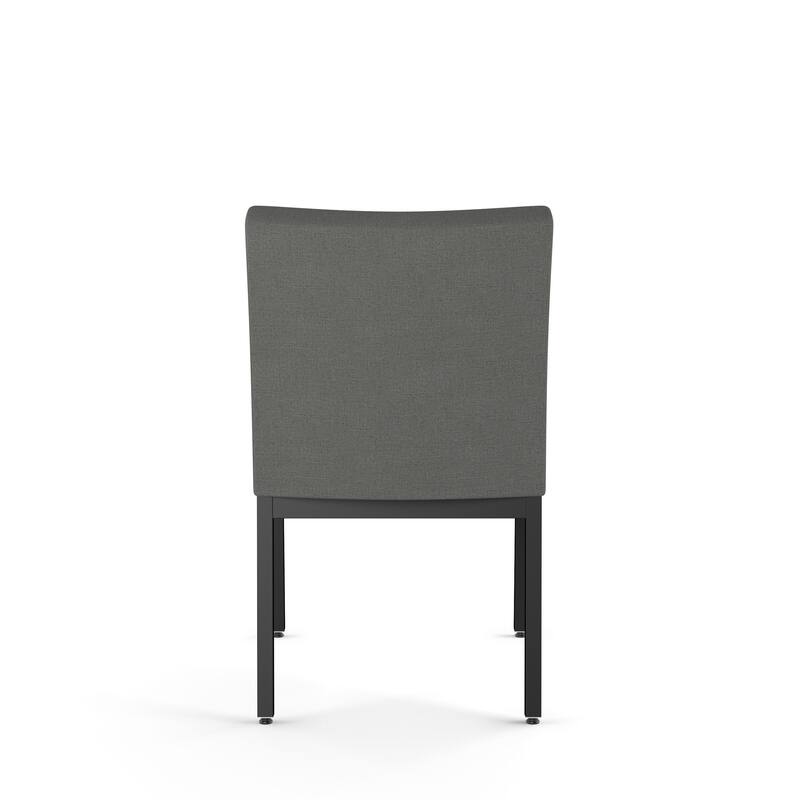 Amisco Perry Set of 2 Upholstered Dining Chairs with Metal Legs ...