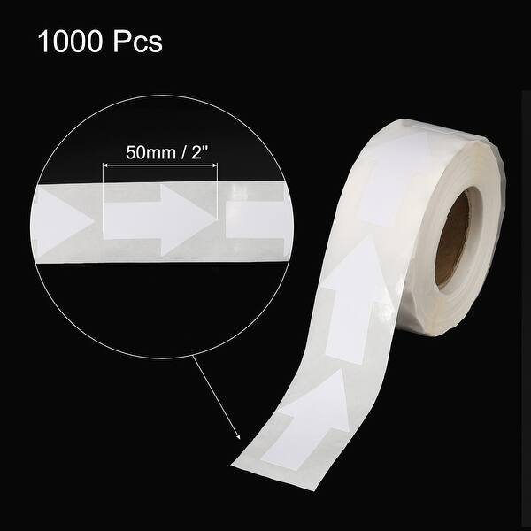 Arrow Sticker Labels 1000 Count 1.3x2 Inch Adhesive Arrow Shape Signs ...