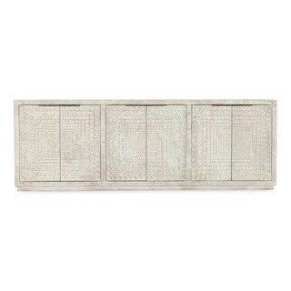 Classic Home Tafari 6-Door Reclaimed Pine Wood Buffet Sideboard in ...