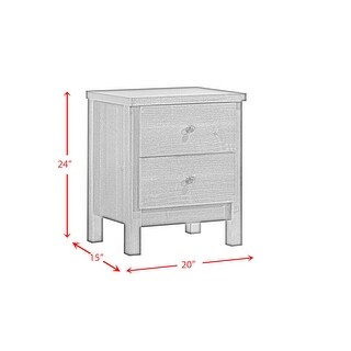 The Cian 2-Drawer Nightstand in Espresso - Bed Bath & Beyond - 35635329
