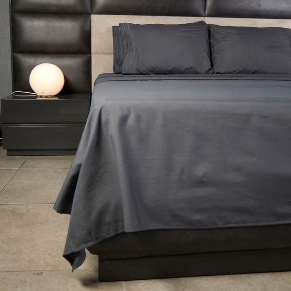 Authentic Hotel and Spa 1800 TC Brushed Microfiber Sheet Set with 4 ...