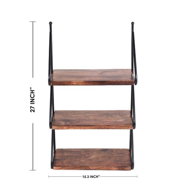 Everly 3 Tier Wall Shelf - Bed Bath & Beyond - 36081007