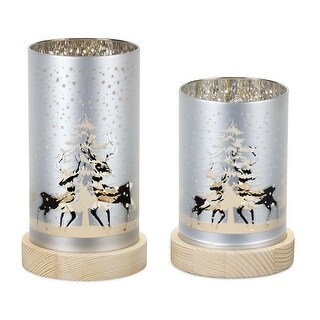 LED Woodland Luminary (Set of 2) - Bed Bath & Beyond - 37759135