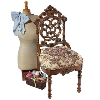 Design Toscano Victorian Sewing Stool Petite Chair - Bed Bath & Beyond ...