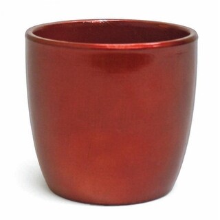 Metallic Red Planter - Bed Bath & Beyond - 42466614
