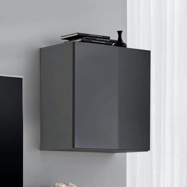 Fly Type-60 Wall Mounted Floating Bookcase Cabinet - Bed Bath & Beyond ...