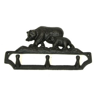 Bear key Hook - As Pictured - 6"W x 4 5/8"H x 1 1/8"D - Bed Bath ...