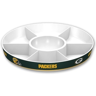 Green Bay Packers Party Platter with Dividers and Dip Bowl - Bed Bath ...