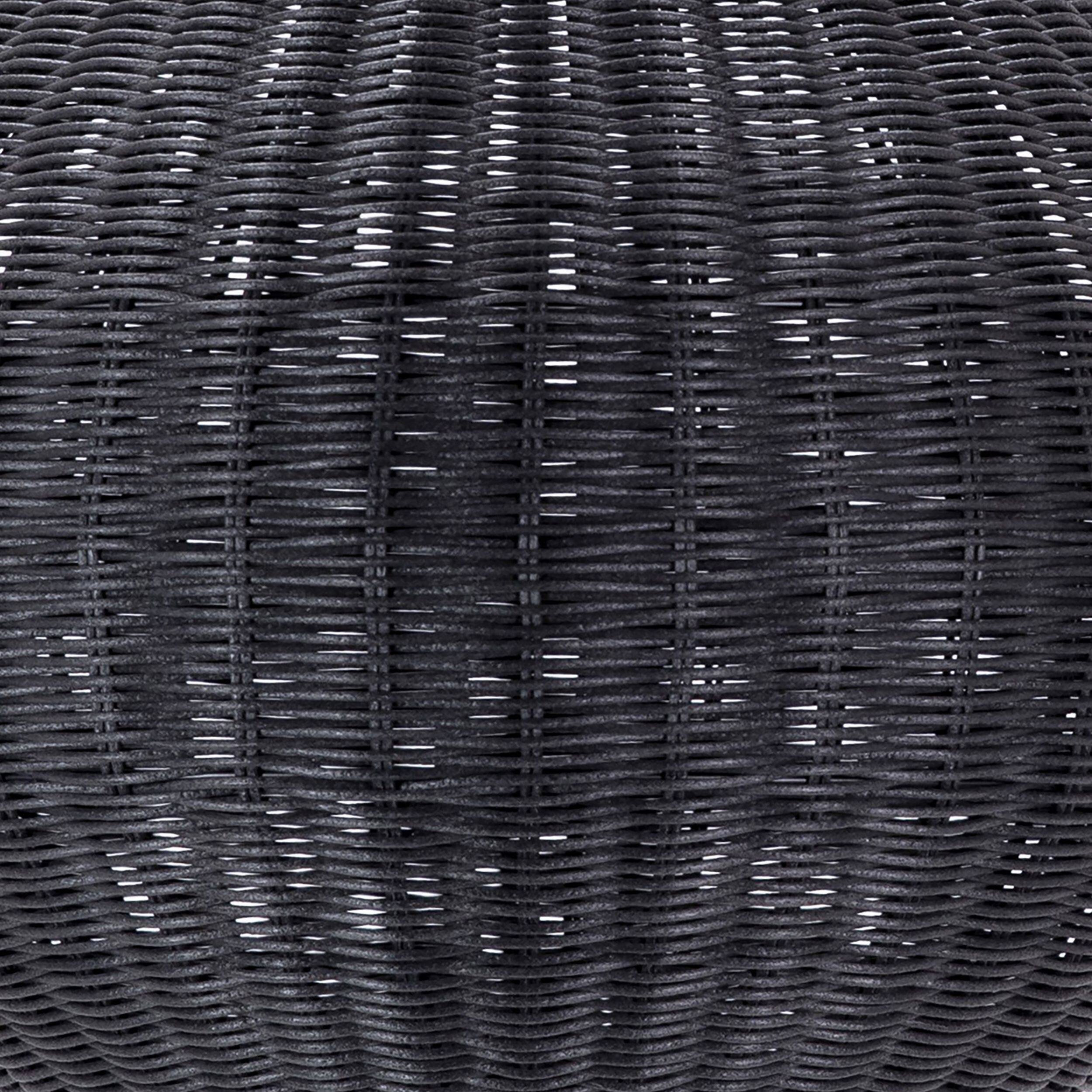 Lissey 18" Dimeter Black Woven Resin Lamp Shade - 18 inches - Bed Bath ...