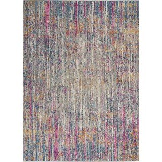 4' x 6' Ivory Abstract Striations Area Rug - 3'6" - Bed Bath & Beyond ...