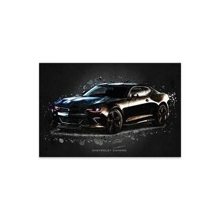 Chevrolet Camaro Acrylic Print On Acrylic Glass by Gab Fernando - Bed ...