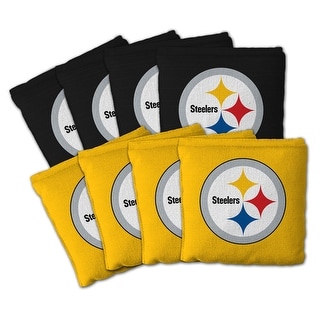 Pittsburgh Steelers NFL Dual Sided Pro Stop & Slide Cornhole Bags - Bed ...