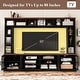 95.5"W Wall Unit Entertainment Center, Fits TVs up to 80", Modern TV ...