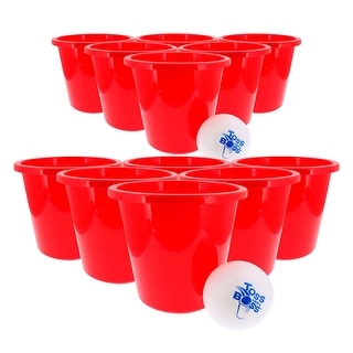 Banzai Toss Like A Boss Outdoor Giant Pong Lawn Game with Drawstring ...