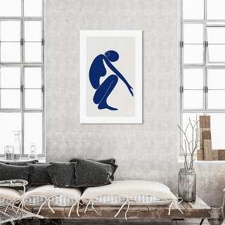 Oliver Gal 'Royal Blue Hue' People and Portraits Wall Art Canvas Print ...