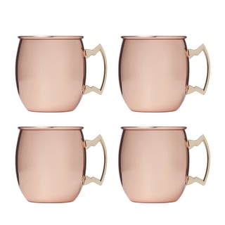 Cambridge Smooth Copper Mule Mugs, Set of 4 - Bed Bath & Beyond - 39678693